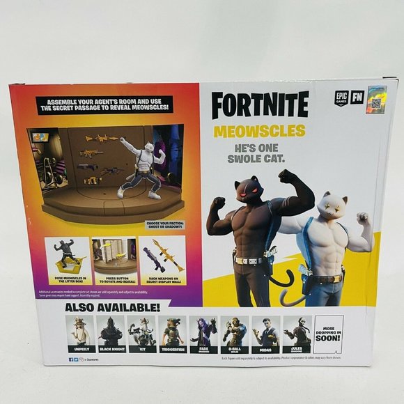 Toys | Fortnite Agents Room Meowscles Ghost Shadow4 Figures Hes One ...